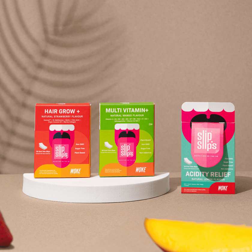 COMBO: Hair Grow+ Multivitamin+ Acidity Relief – Woke Nutrition