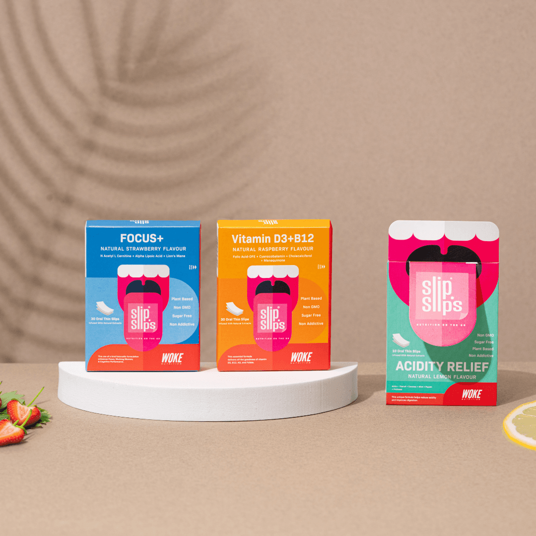 COMBO: Focus+ Vitamin D3, B12 + Acidity Relief – Woke Nutrition